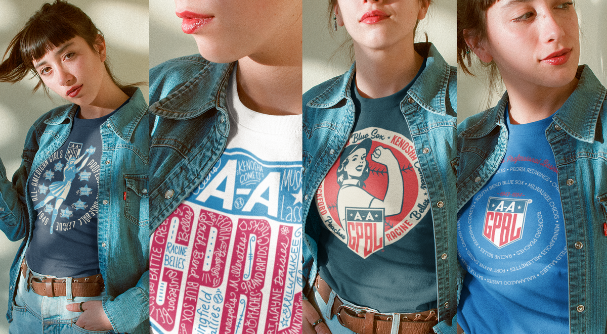 AAGPBL Apparel & Merchandise | League Collection | Teambrown Apparel